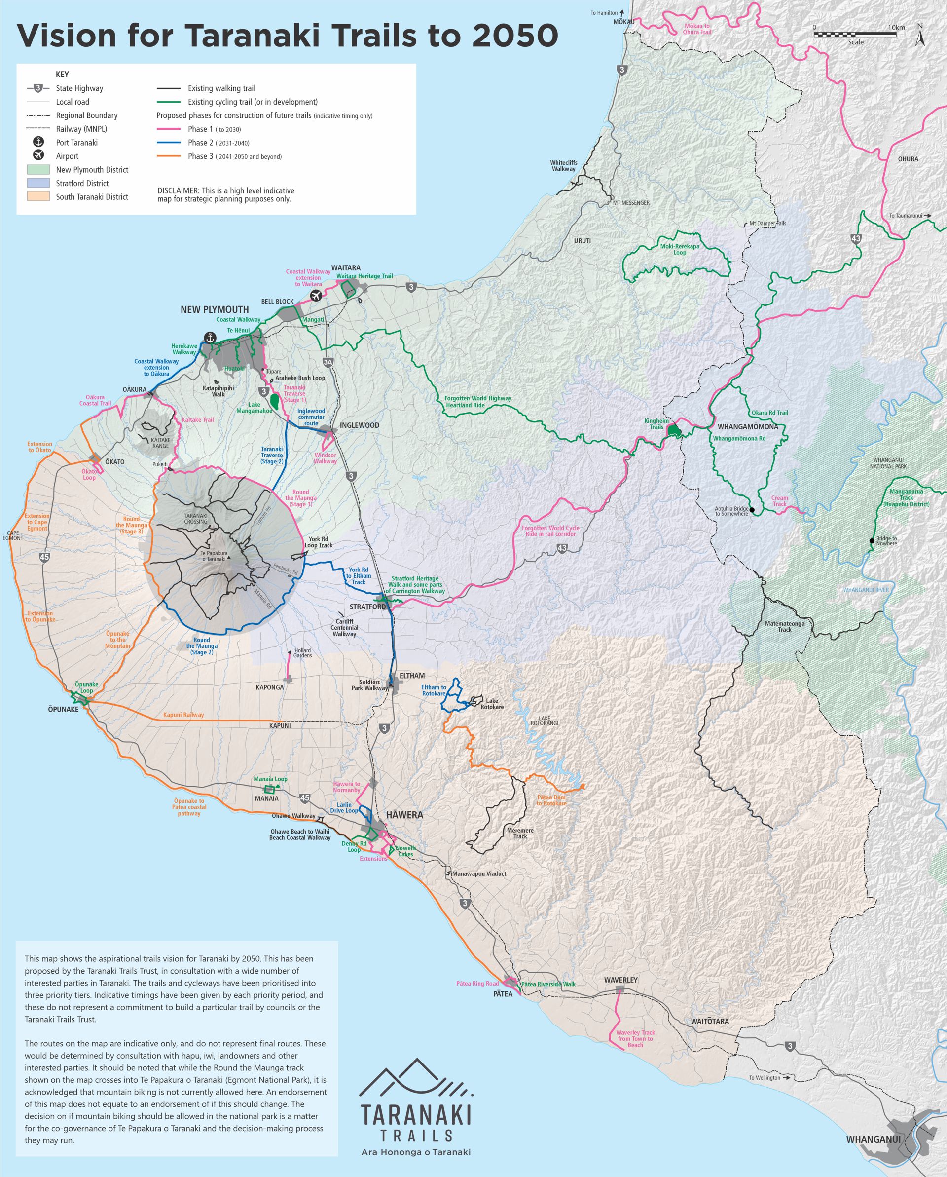 A 2050 vision for trails in Taranaki | Taranaki Trails